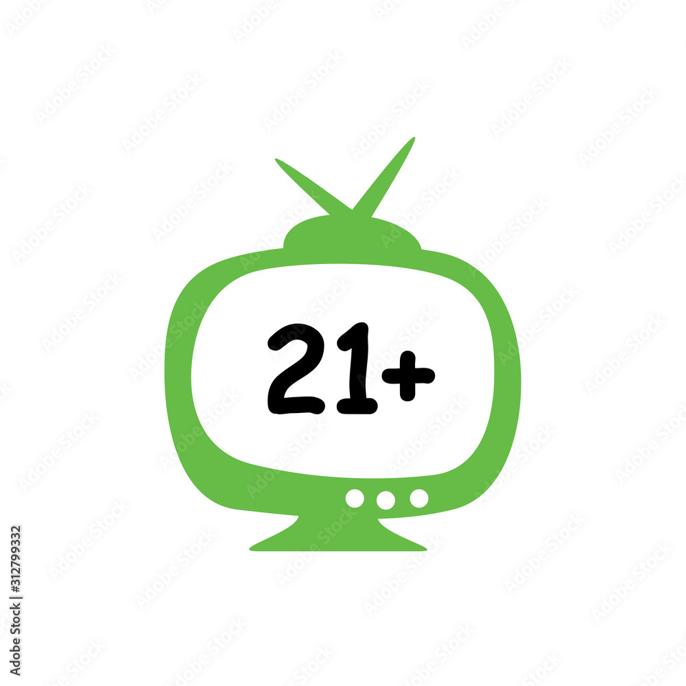 film classification logo by age, television logo with numbers 21 ...