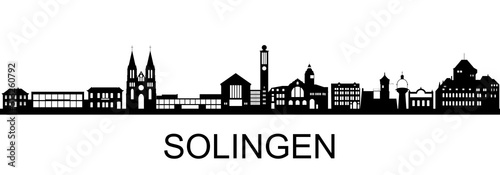 Solingen Skyline – kaufen Sie diese Vektorgrafik und finden Sie ...
