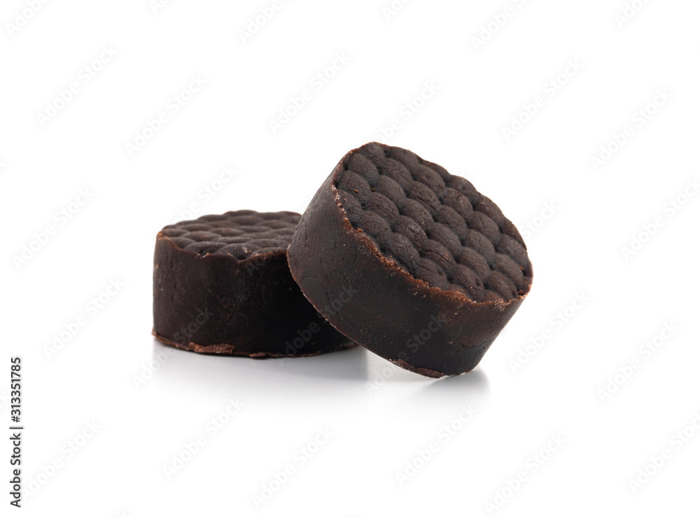 Indian Sweet Food Chocolate Peda Also Know as Chocolate Milk Peda, Pera ...