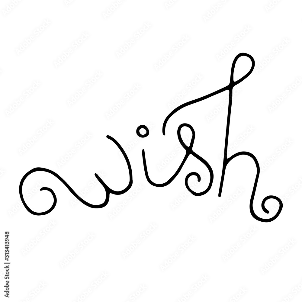 Catch words lettering handwritten script word font brush art instagram ...