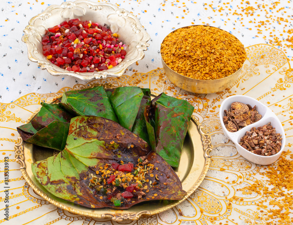 Indian Traditional Mouth Freshener Sweet Paan Also Known as Masala Paan ...