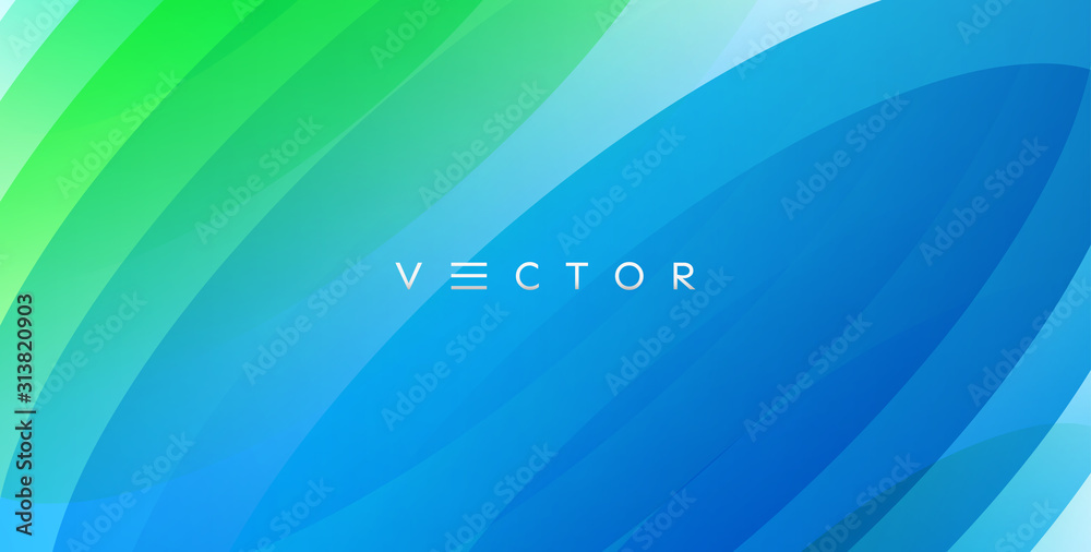 Abstract wavy background with dynamic effect. Modern screen design for ...