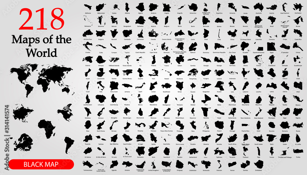 Countries Map List - Infoupdate.org