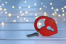 Valentine Lock And Key Card Free Stock Photo - Public Domain Pictures