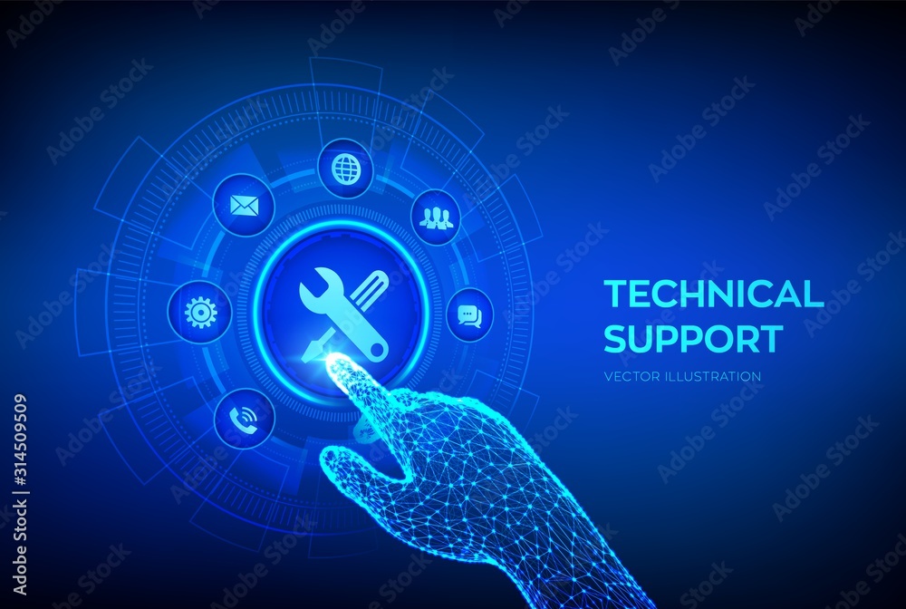 Technical support. Customer help. Tech support. Customer service ...