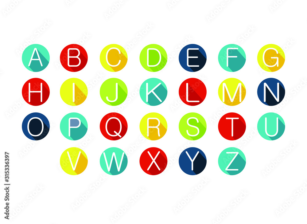 alphabet for children. Kids learning material. Card for learning ...