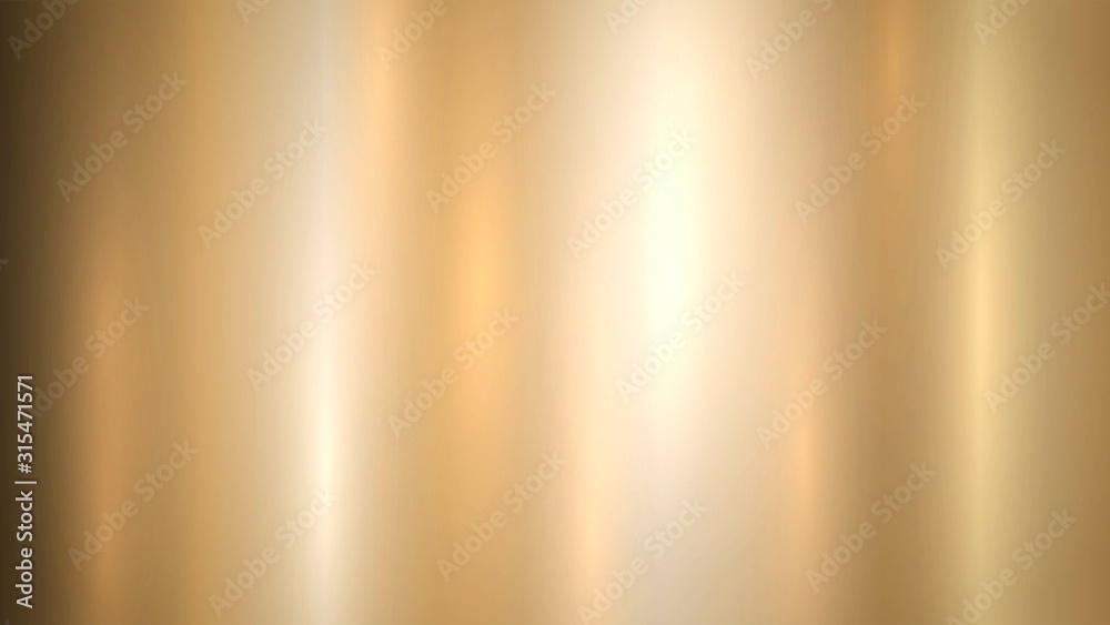 Smooth shiny gold background, golden gradient Stock Vector | Adobe Stock