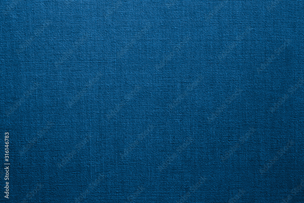 Blue linen fabric background or texture Stock Photo | Adobe Stock