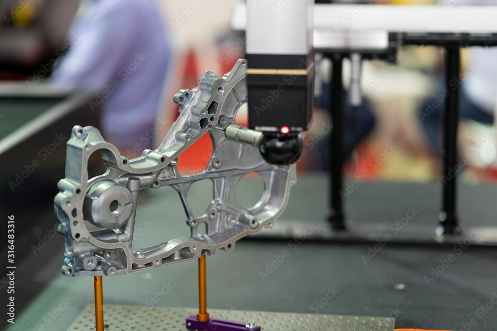 inspection aluminum automotive parts by CMM, Dimension inspection for ...