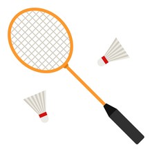Shuttlecocks And Badminton Racket Free Stock Photo - Public Domain Pictures