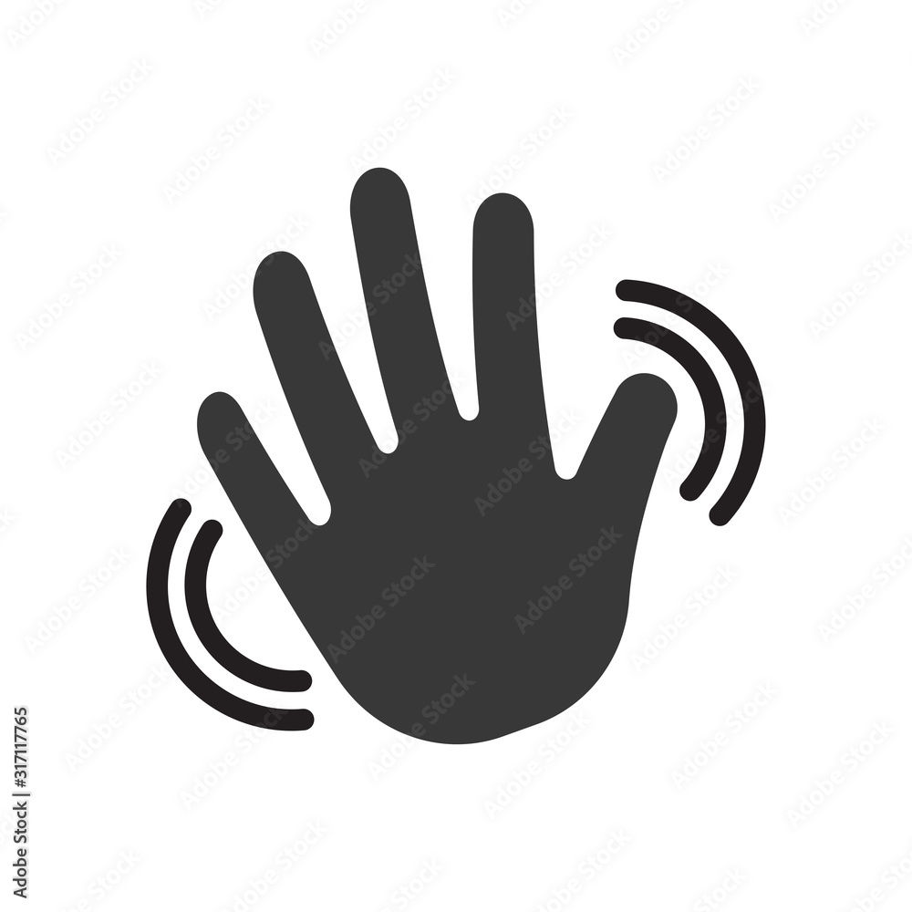 Greeting sign. Hello symbol. Stock Vector | Adobe Stock