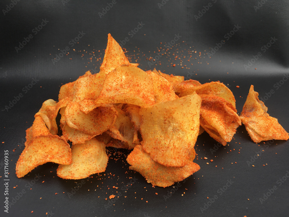 cassava chips are snacks made from cassava slices then fried, then ...