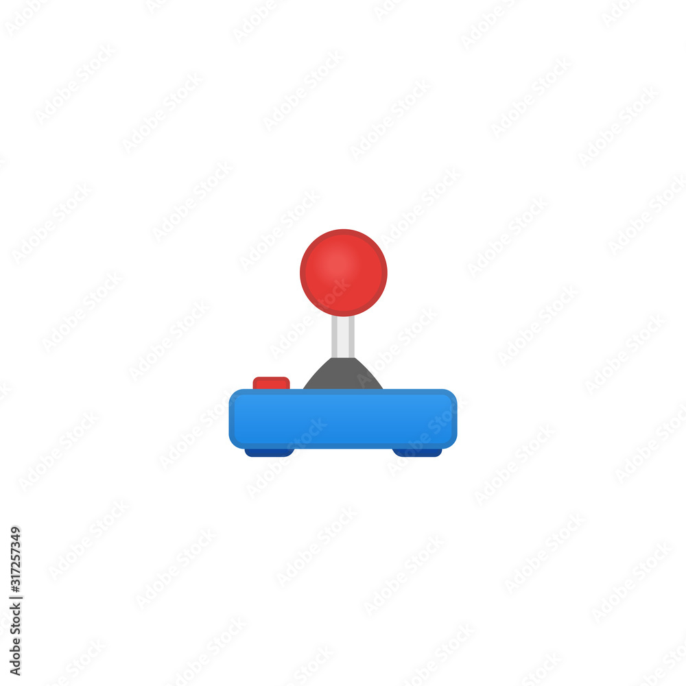 Joystick Vector Icon. Isolated Gamer Controller Playing Player Emoji ...
