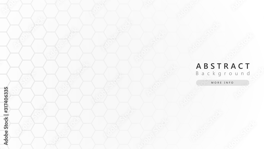 white modern hexagon abstract background,simple advertisement ...