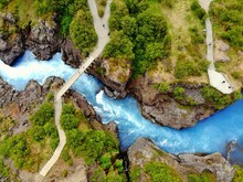 Rock Bridge And Fallen Tree In Fall Free Stock Photo - Public Domain ...