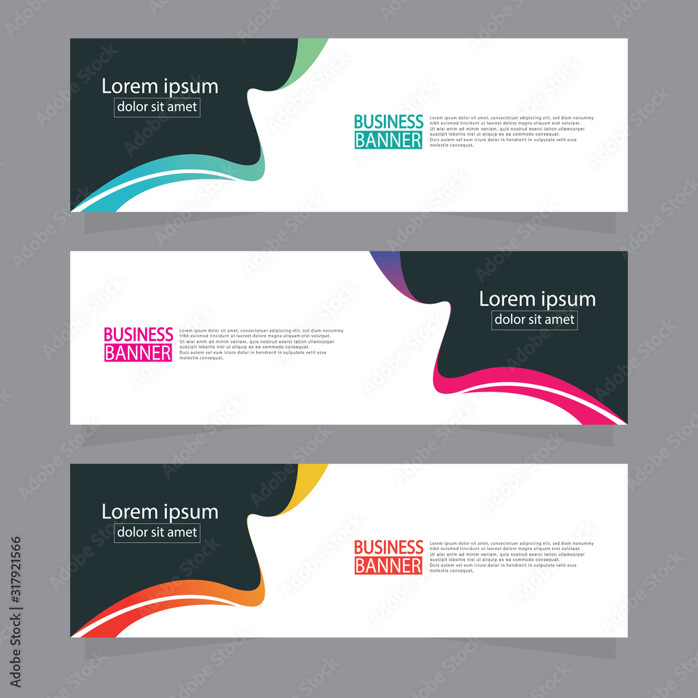 Banner background.modern template design.Vector illustration. Stock ...