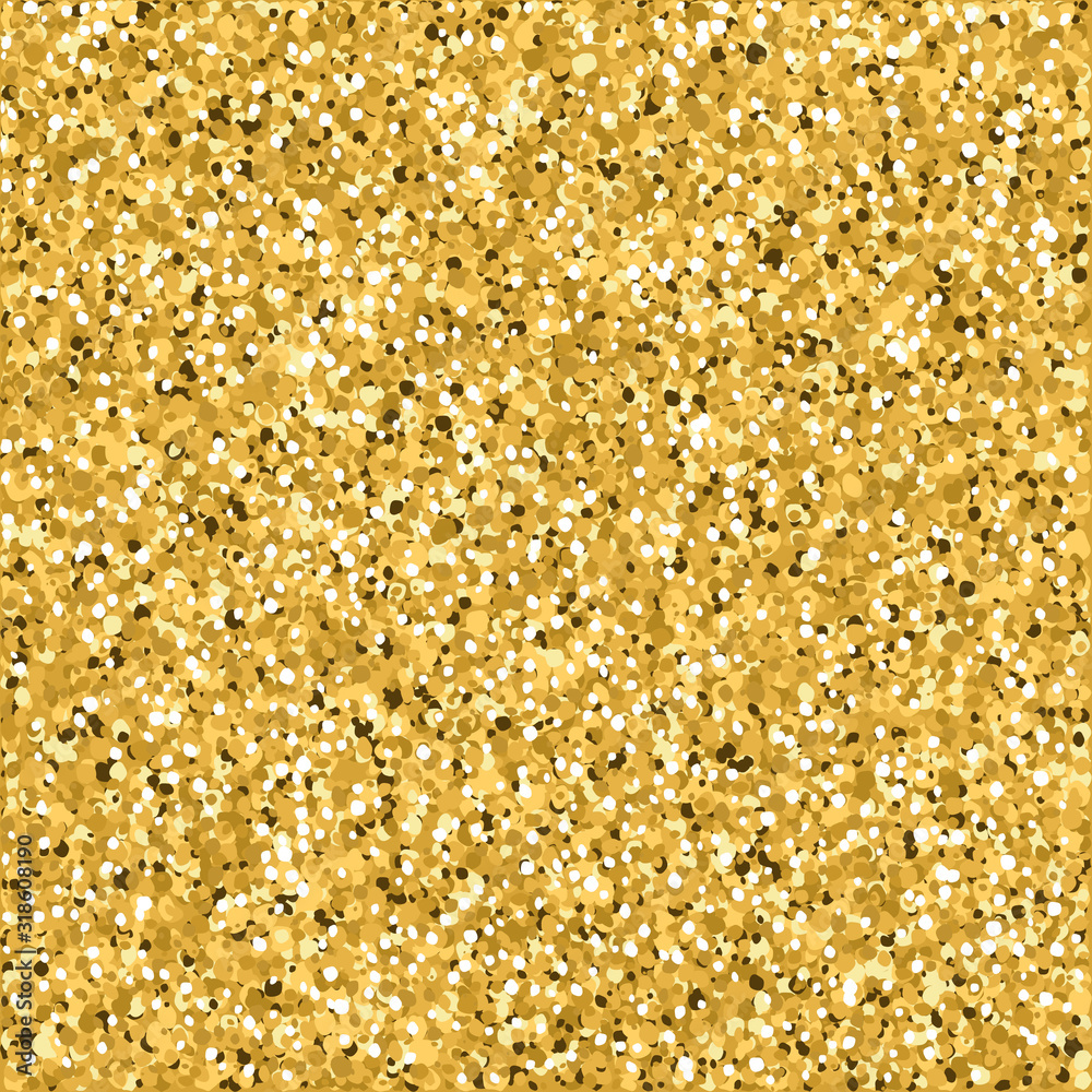 Gold glitter background. Clipart image Stock Vector | Adobe Stock