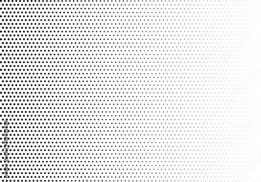 Abstract halftone dotted background. Monochrome pattern with dot and ...