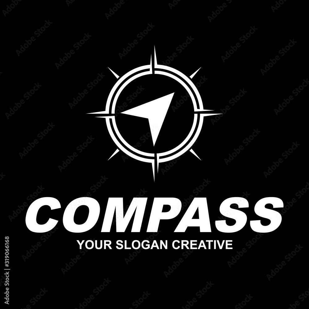compass Logo, camp Logo, location Logo And Adventure logo design vector ...