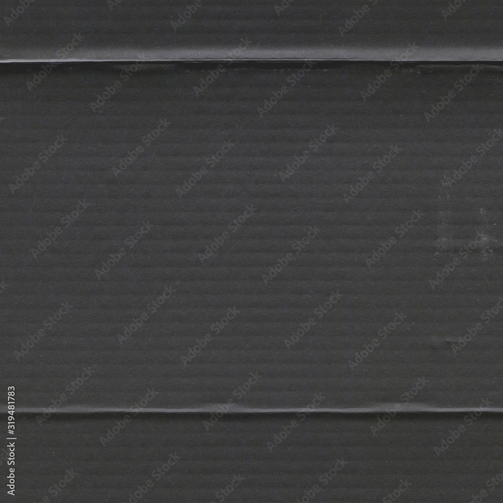 Black vintage rough sheet of carton. Recycled environmentally friendly ...