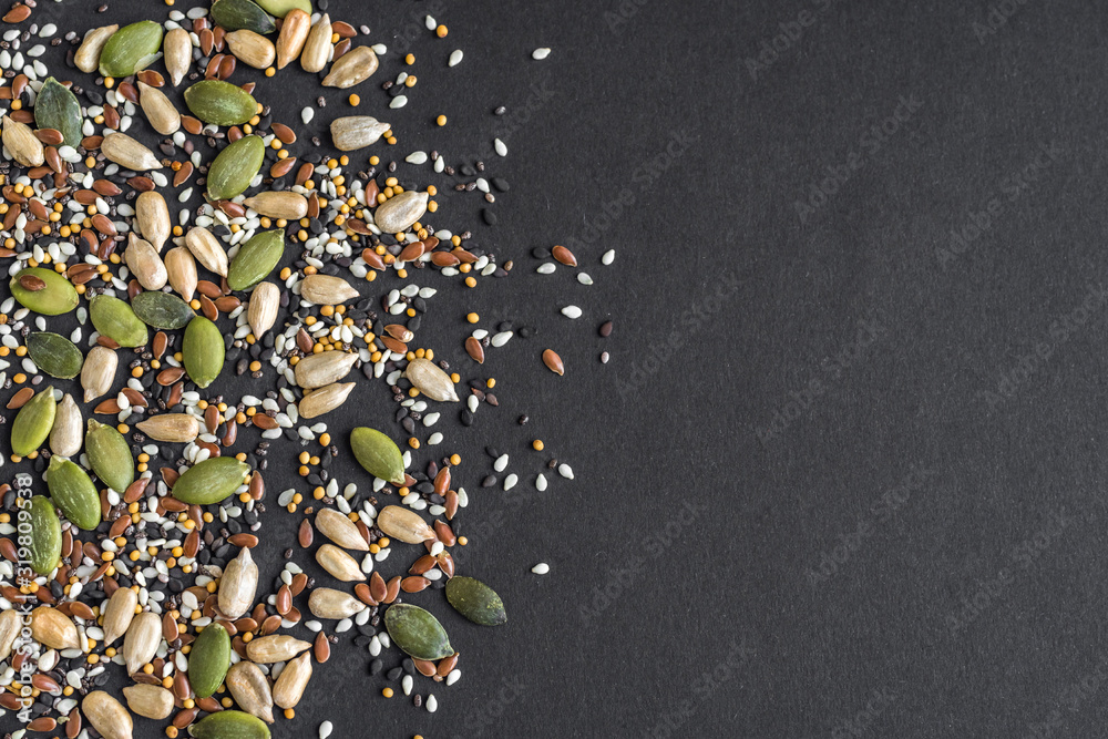 Healthy Seeds Mix Stock Photo | Adobe Stock