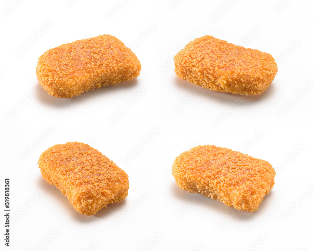 Stockfoto Four diferents sizes and shapes of a crispy and delicious ...
