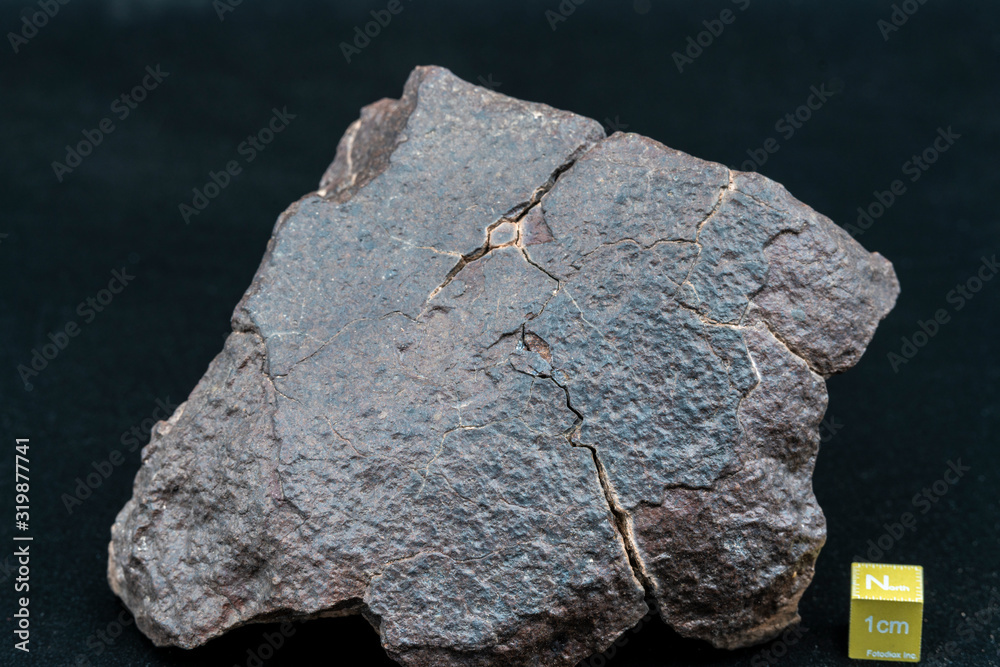 Chondrite Meteorite L6W2 Type isolated, piece of rock formed as an ...