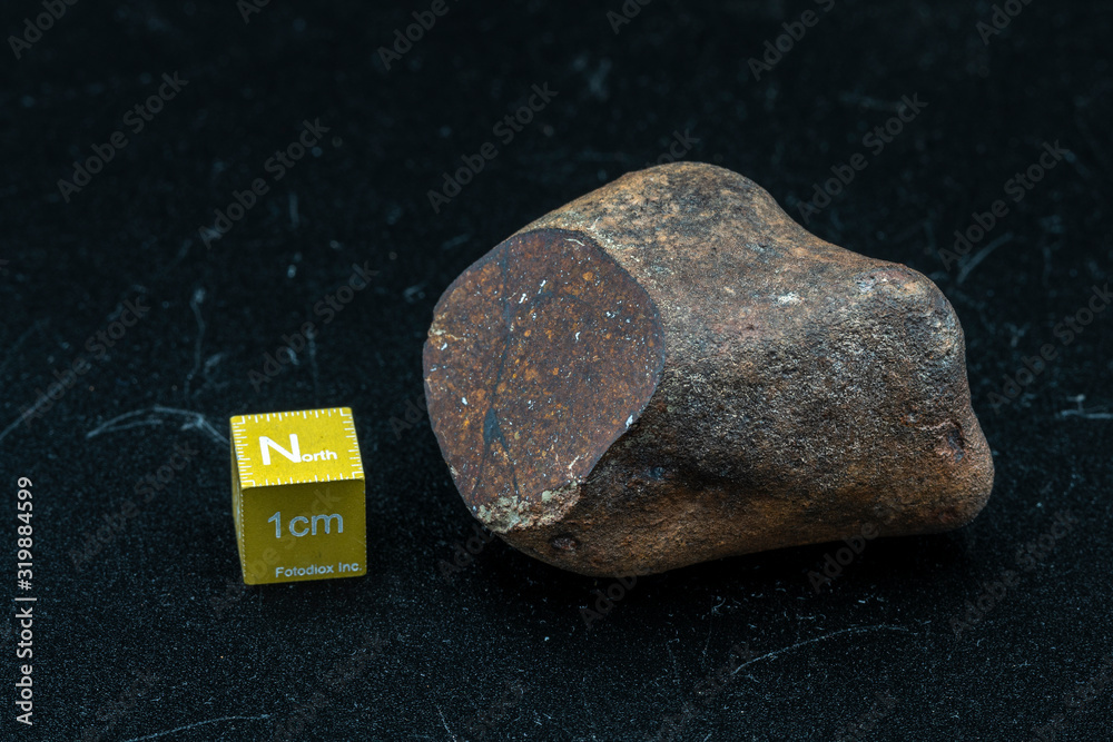 Chondrite Meteorite L6W2 Type isolated, piece of rock formed as an ...