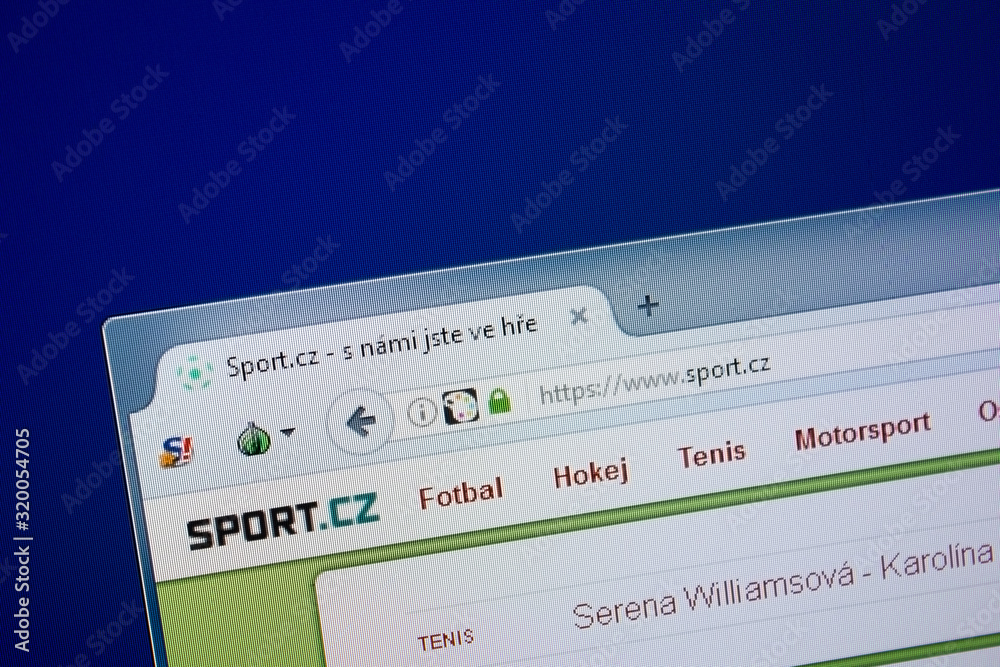 Ryazan, Russia - September 09, 2018: Homepage of Sport website on the ...