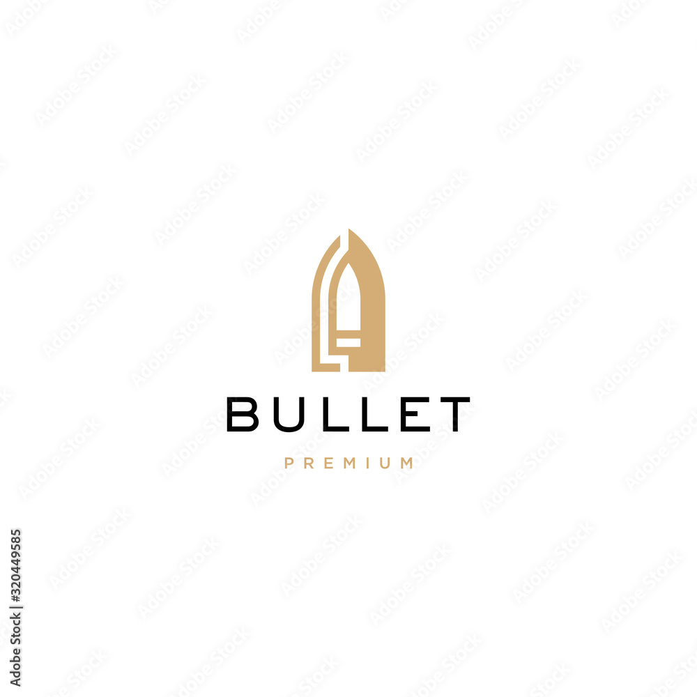 Bullet logo icon illustration vector template Stock Vector | Adobe Stock