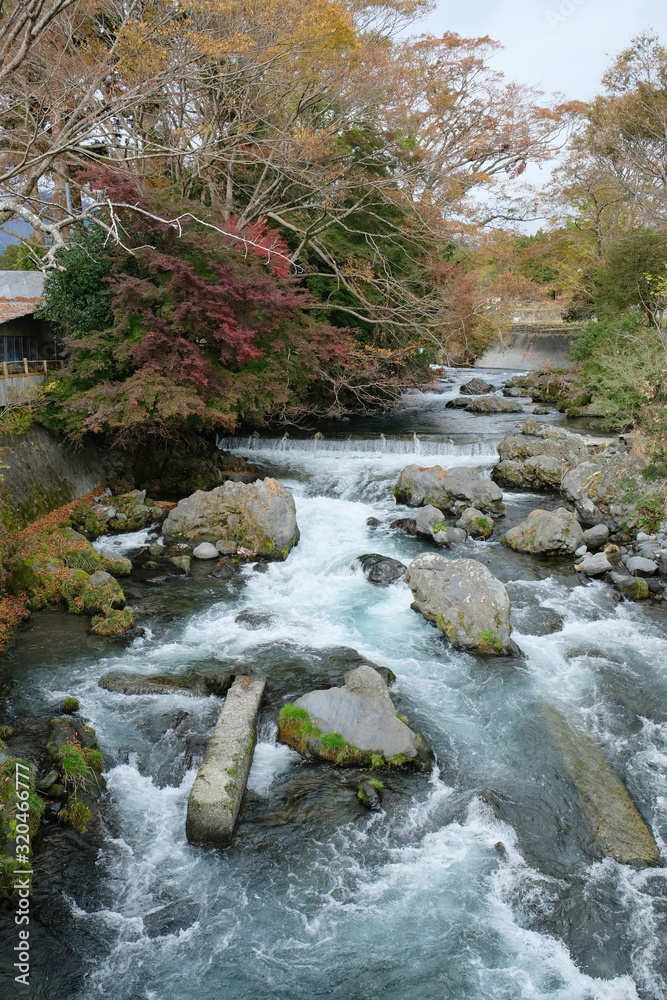 Shiraito no taki waterfall are located in the southwestern foothills of ...