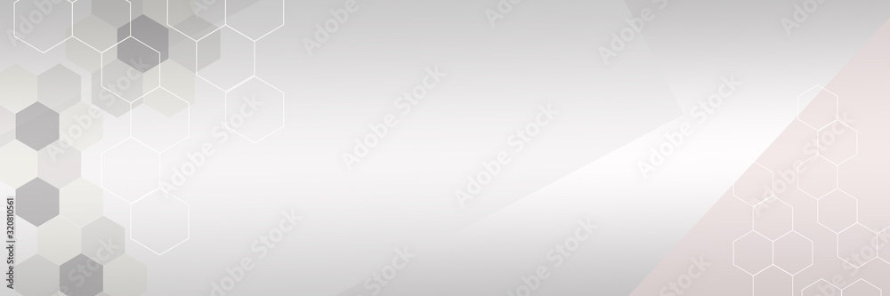 Abstract technology background with hexagons Stock Photo | Adobe Stock