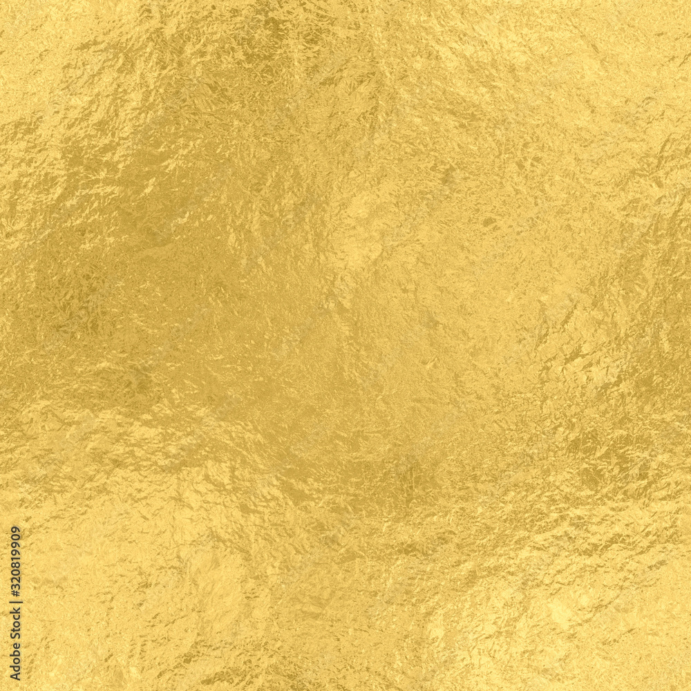 Gold foil seamless texture, golden shiny background Stock Illustration ...