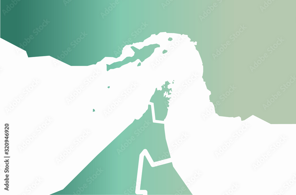 arab countries map. middle east countries map. Stock Vector | Adobe Stock