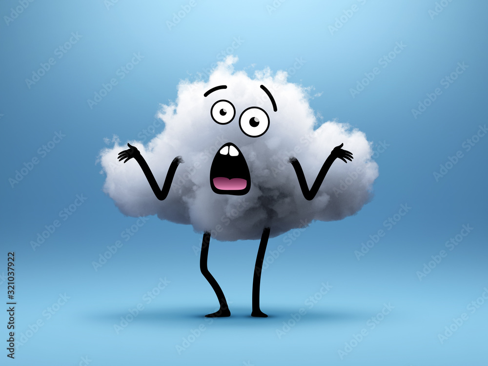 Funny Confused Cartoon