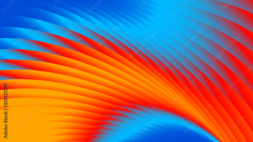 Heat wave abstract background Stock Vector | Adobe Stock