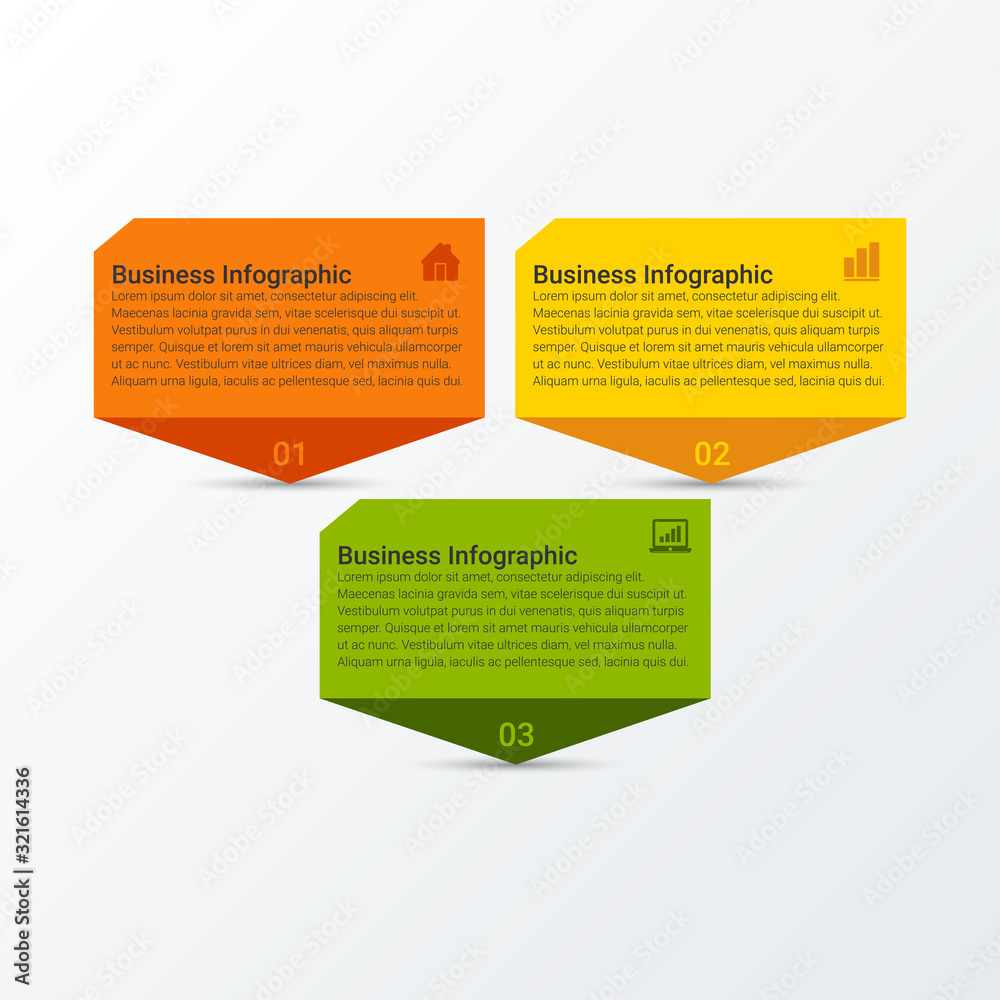 Vector Infographic label design template with icons and options or ...