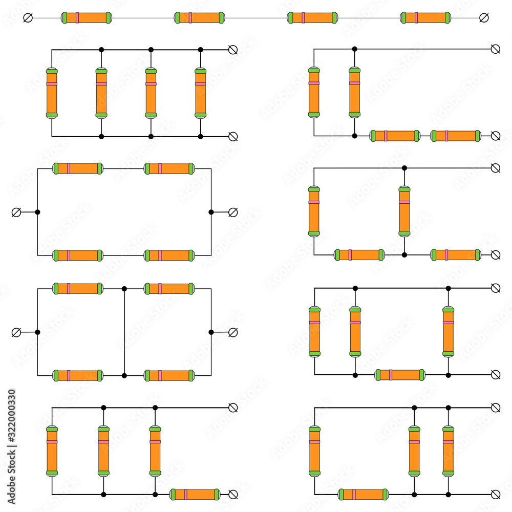 A visual vector illustration of the sequentially and parallel ...