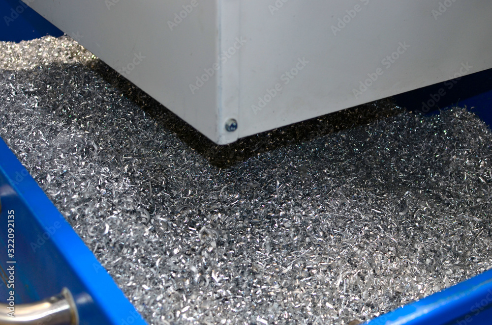 Steel scrap materials recycling. Abstract, background and texture of ...