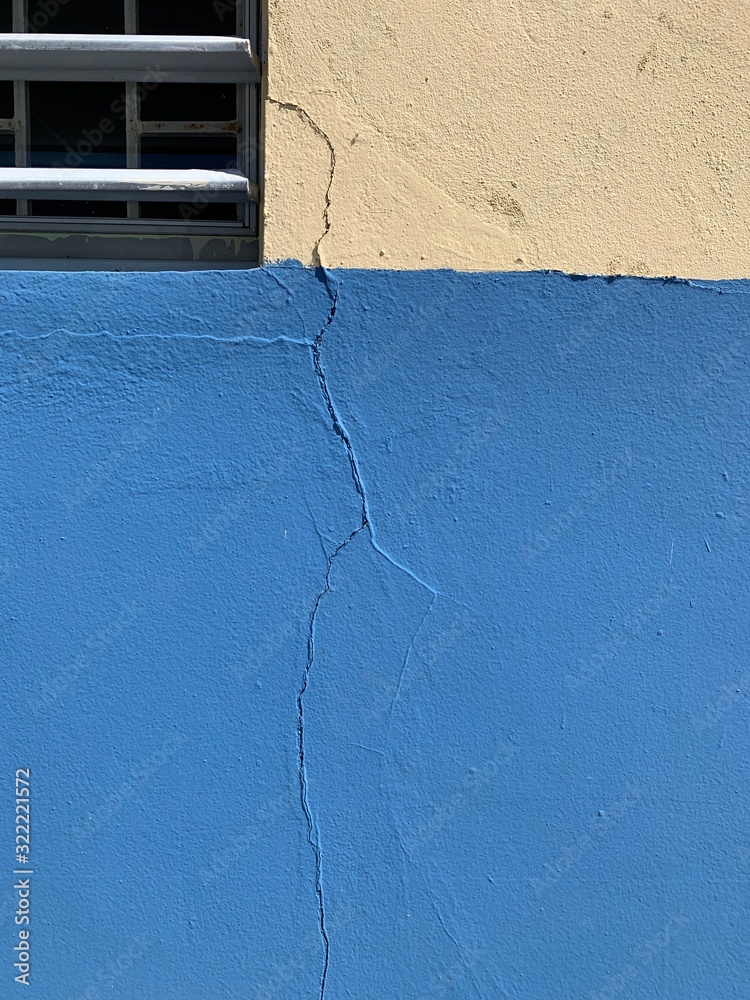 Building Foundation Cracks in a Wall From Damage; Earthquakes ...