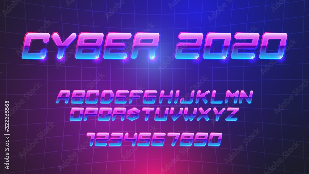 Futuristic Cyberpunk font for headers, digital, Technology, Music, logo ...