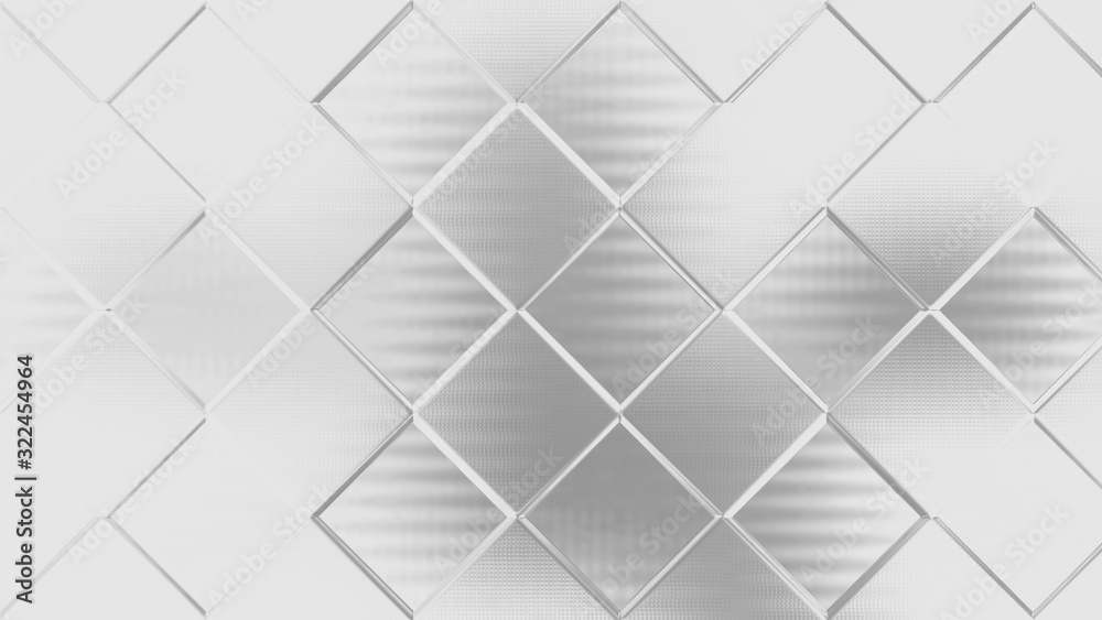 Abstract Light Grey Square Background Stock Illustration | Adobe Stock