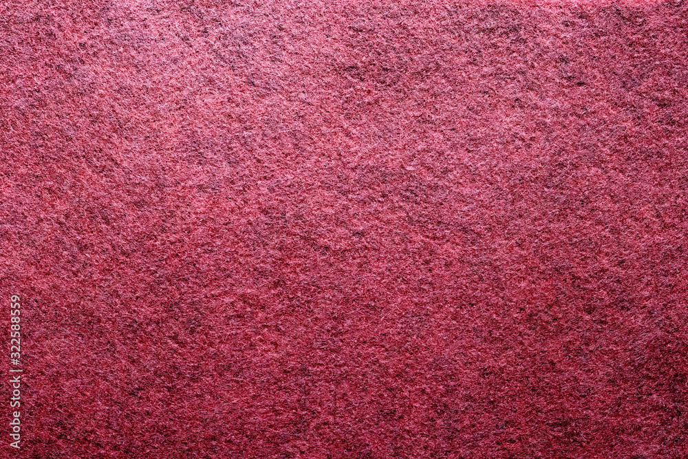Vinous color felt background. Surface of fabric texture. Colorful felt ...