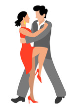 Art Deco Dancing Partners Free Stock Photo - Public Domain Pictures