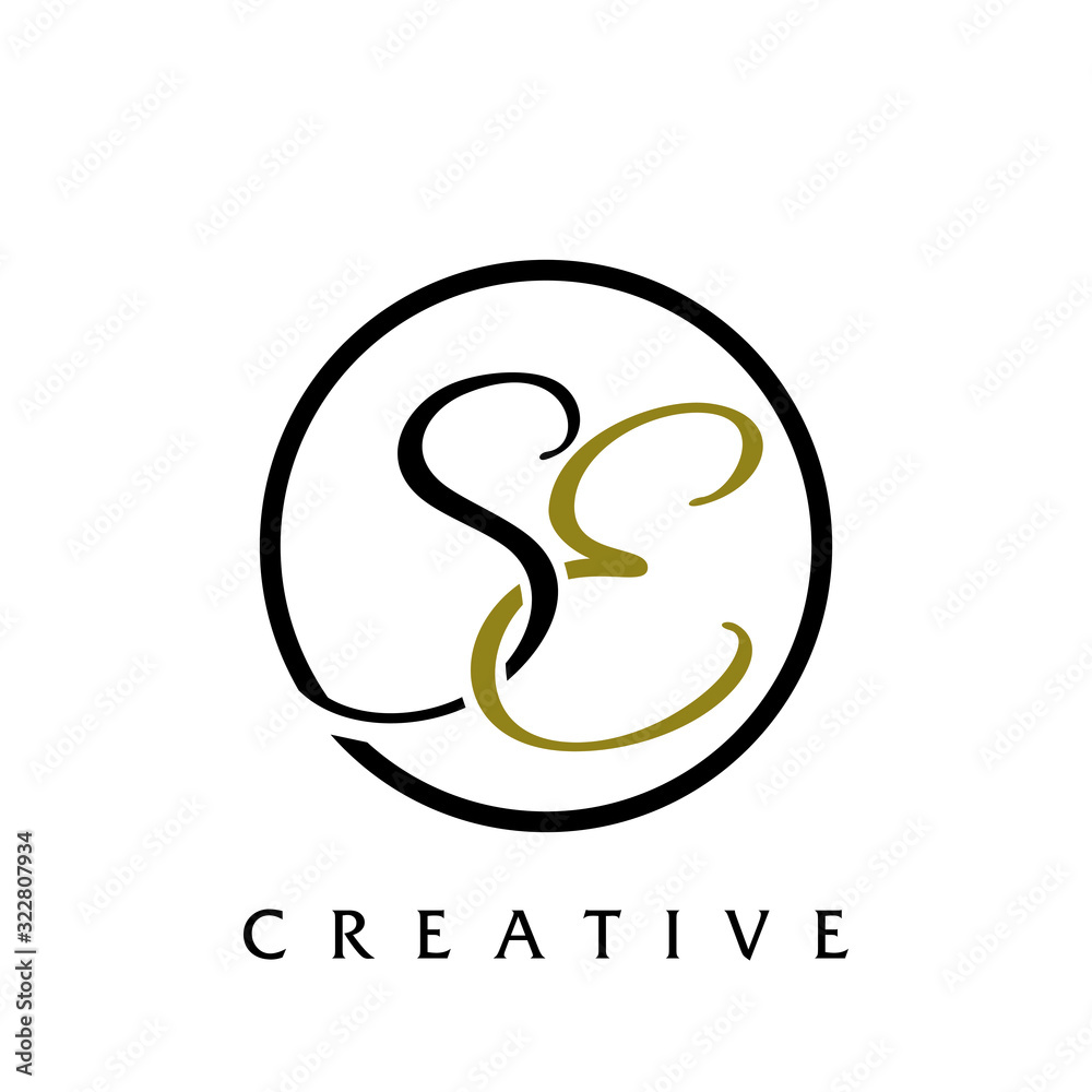 se logo design vector icon 素材庫向量圖 | Adobe Stock