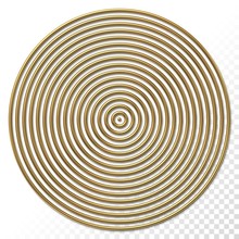 White On Gold Concentric Circles Free Stock Photo - Public Domain Pictures