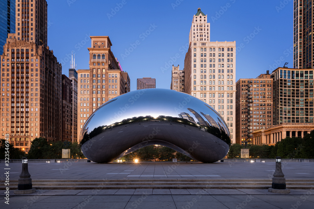 Chicago city reflects Stock Photo | Adobe Stock
