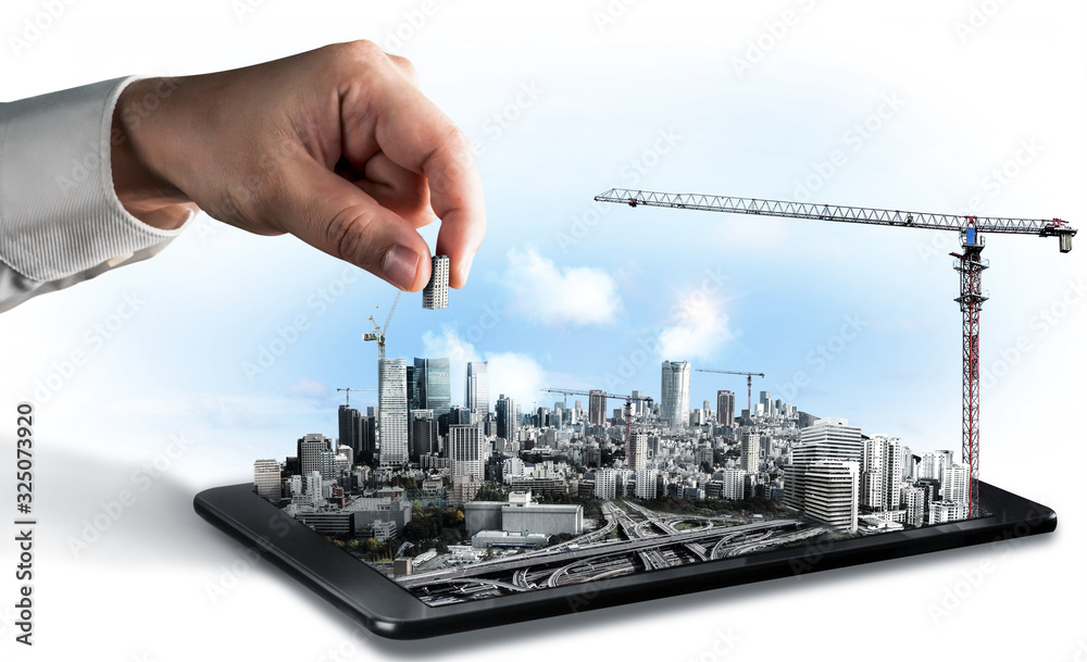 Innovative architecture and civil engineering building construction ...