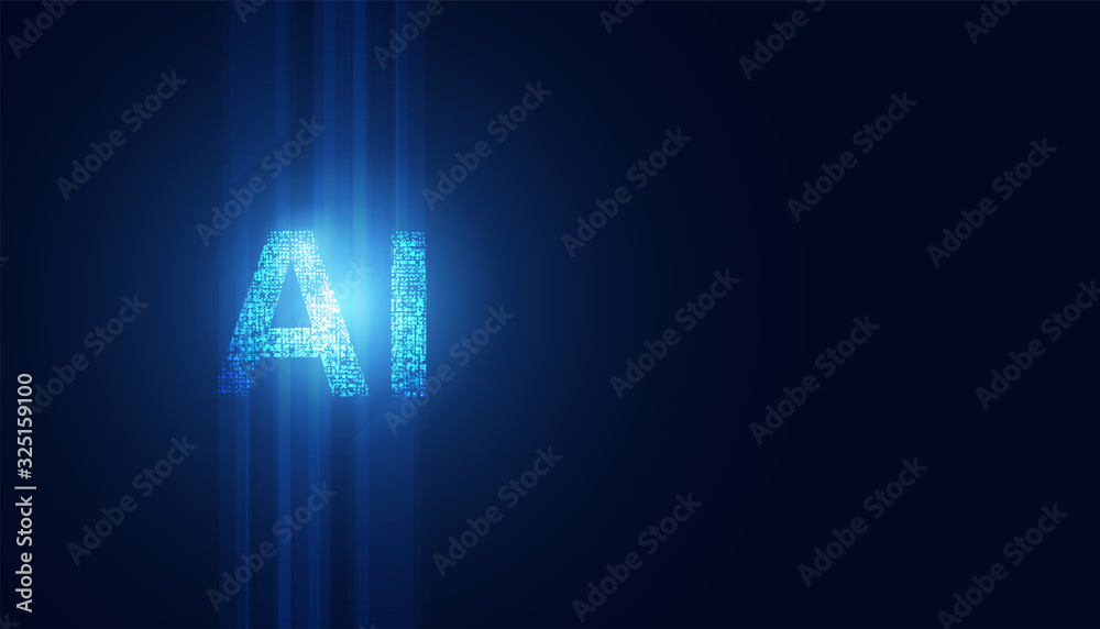 Abstract technology Ai sci-fi artificial Intelligence concept machine ...