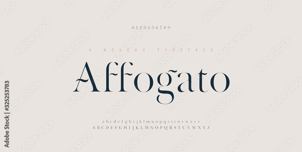 Elegant alphabet letters font and number. Classic Copper Lettering ...